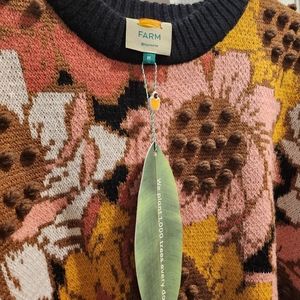 FARM Rio | Sweaters | Nwt Farm Rio Sunflower Sweater | Poshmark
